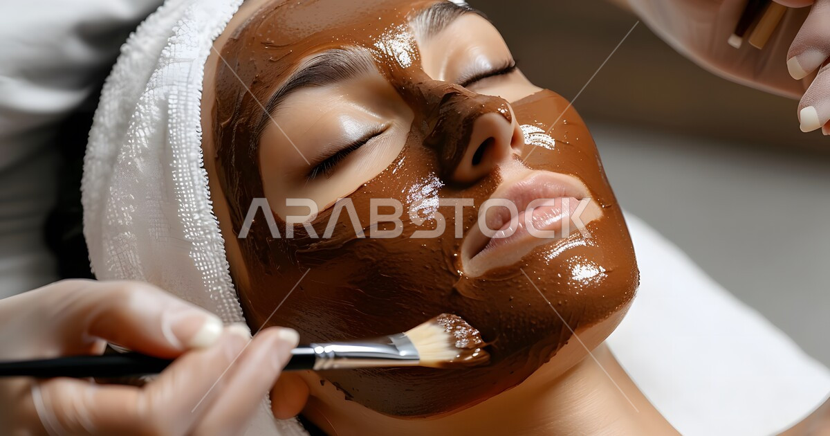 Beauty salons in the Kingdom of Saudi Arabia, skin care sessions, the ...