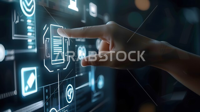 Using modern electronic technologies, improving work efficiency, a ...