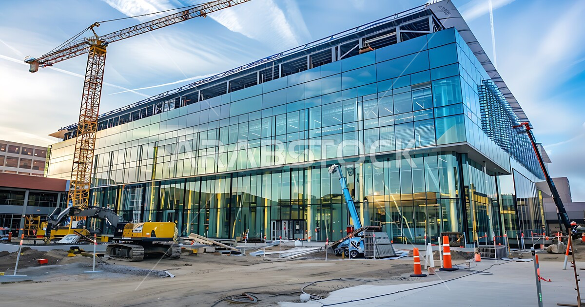 Building the main façade and implementing the reconstruction plan by ...