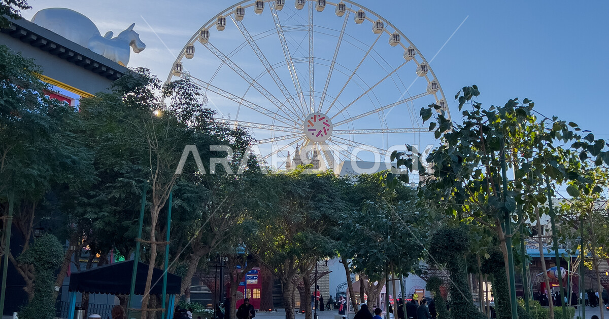 Interest in afforestation and planting green plants, Riyadh Season ...