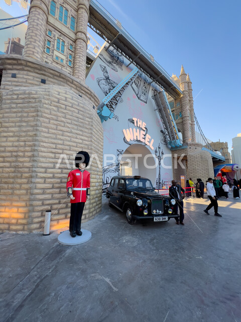 The games and entertainment building at Boulevard World in Riyadh ...