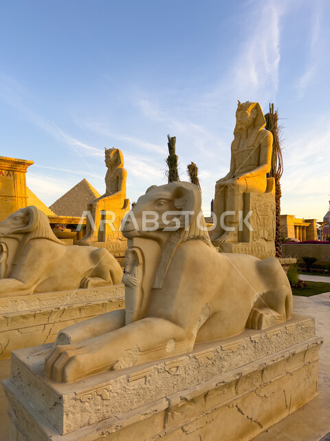 Historical monuments and monuments in the Egyptian section of Boulevard ...