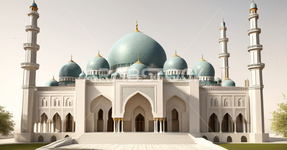 A place of worship and prayer for one of the Arab Islamic mosques in ...