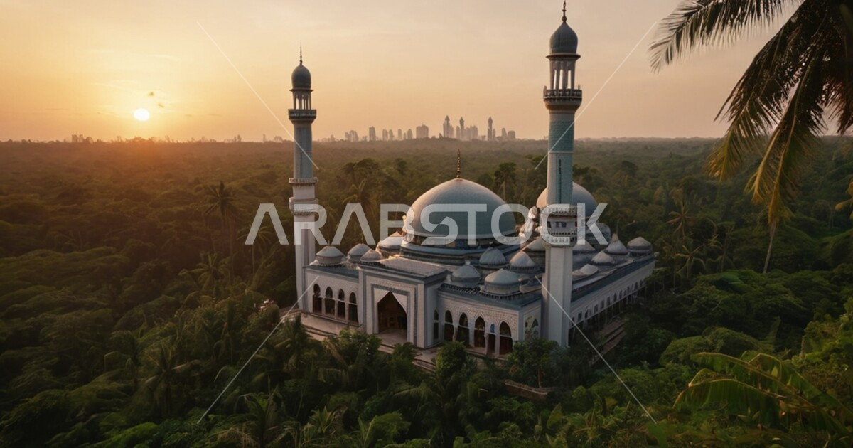 Islamic decorations and designs, minarets and ornate domes, Islamic ...