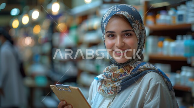 Accepting the required worker applications, a veiled Saudi Arabian Gulf ...