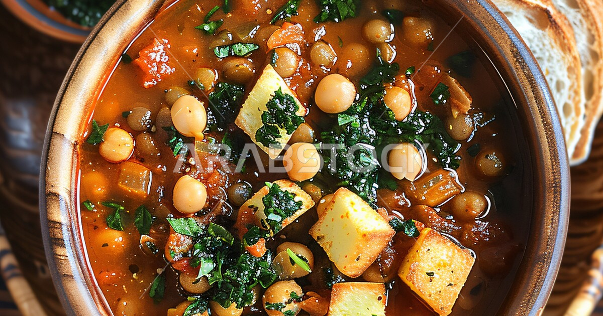 Delicious hot appetizers, traditional popular dishes and foods, Saudi ...