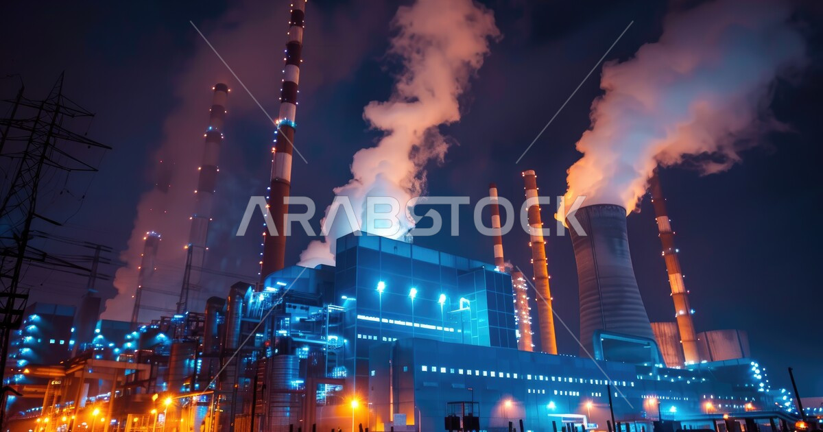 Oil factories and plants in the Kingdom of Saudi Arabia, environmental ...
