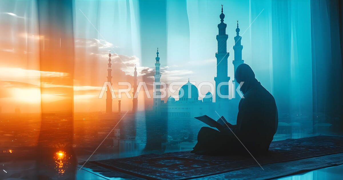 Islamic religious sessions, recitation and memorization of the Holy ...