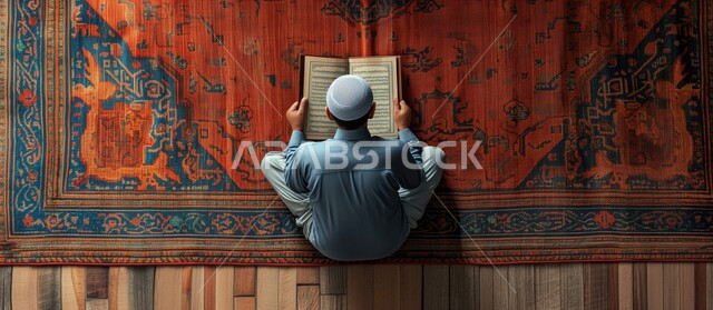 Islamic religious sessions, recitation and memorization of the Holy ...