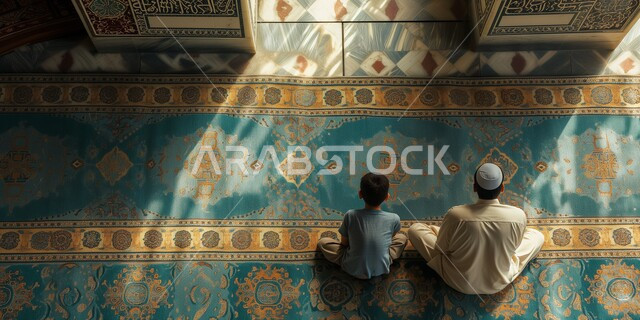 Islamic religious sessions, recitation and memorization of the Holy ...