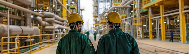 Follow up the progress of work in factories and plants, two Saudi ...