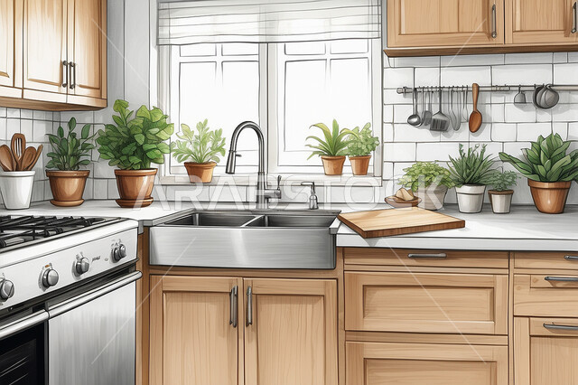 Interior designs and decorations for luxury Arabic kitchens in the ...