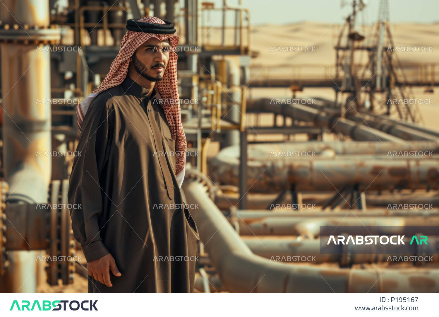 Steel pipelines and cables, gas productivity concept in Saudi Arabia ...