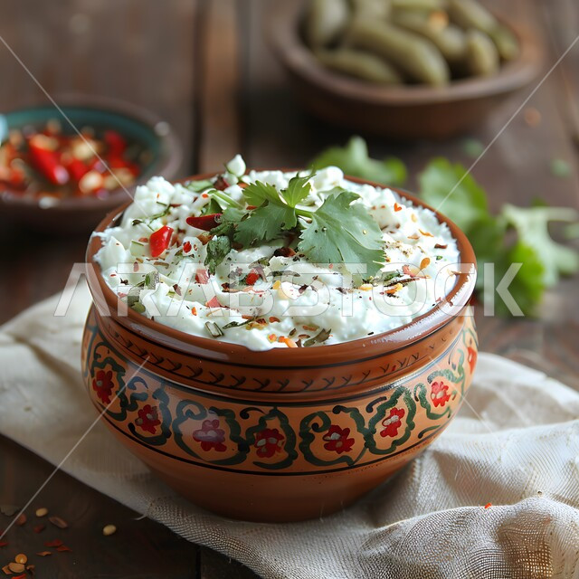 Delicious oriental cuisine, traditional food recipes, food presentation ...