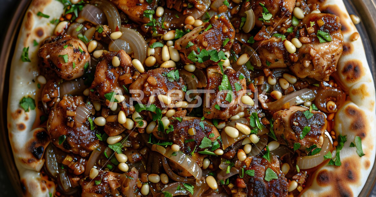 Restaurants for famous Saudi Arabian Gulf cuisine, close-up of ...
