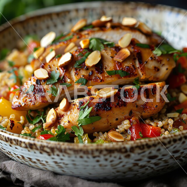 Restaurants for famous Saudi Arabian Gulf cuisine, close-up of a plate ...