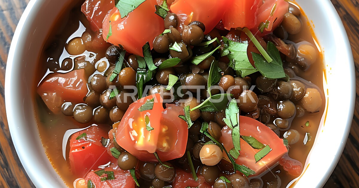 Delicious oriental cuisine, traditional food recipes, food presentation ...