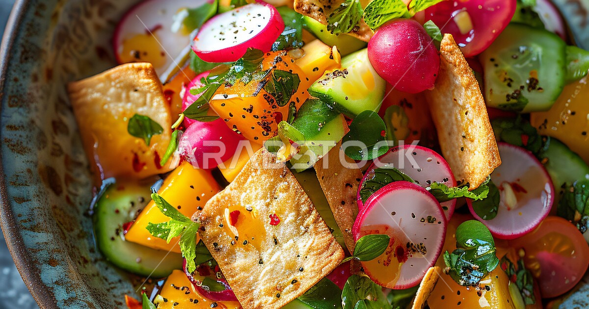 Traditional popular Arabic dishes, delicious food recipes, oriental ...