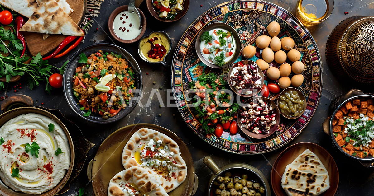 Saudi Arabian oriental food recipes, traditional popular dishes and ...