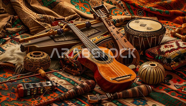 Decorated pottery, a fun and musical session, musical artistic talents ...