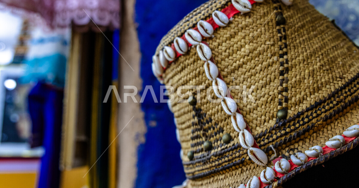 Saudi authenticity and heritage, old items with an old folk character ...