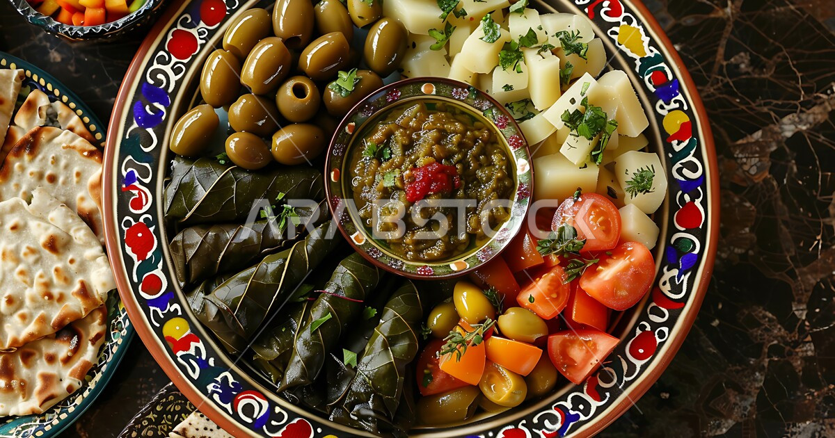 Serving different foods in the restaurants of the Kingdom of Saudi ...