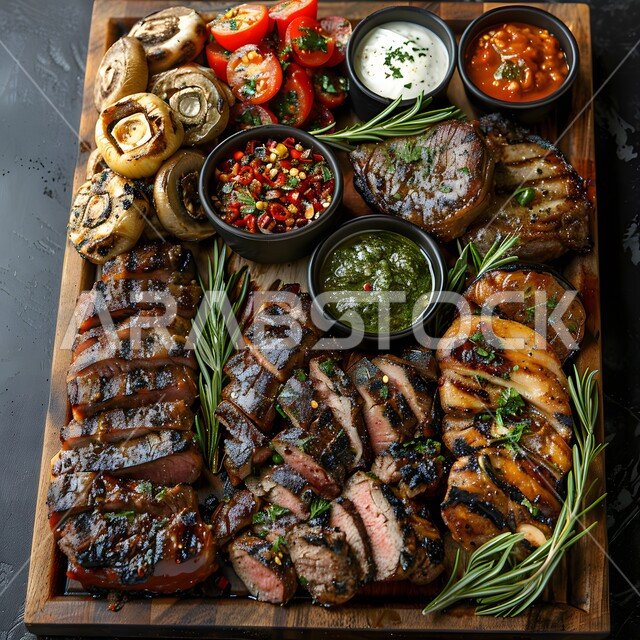 The art of presenting delicious oriental foods, traditional Arabic ...