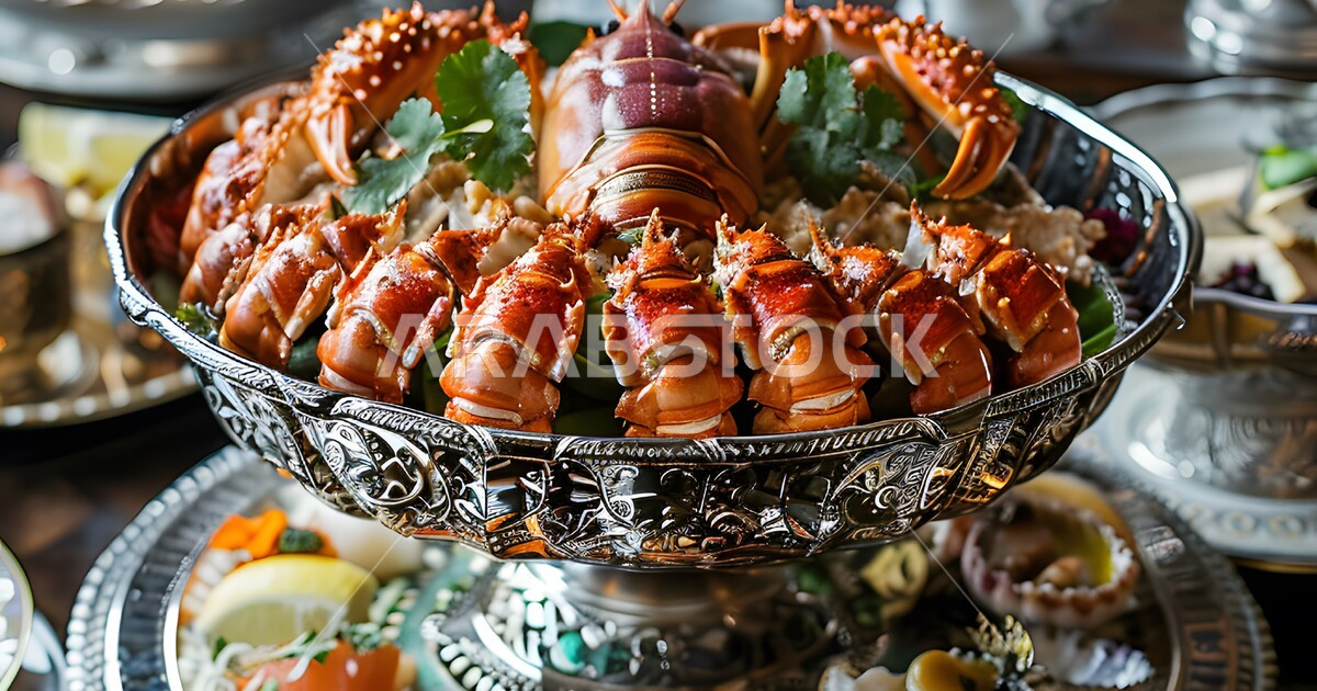Food presentation arts in Saudi kitchens and restaurants, delicious ...