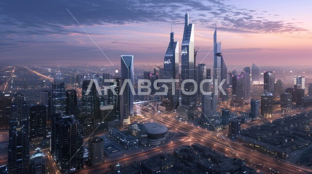 Saudi Vision 2030, concept of infrastructure development and ...