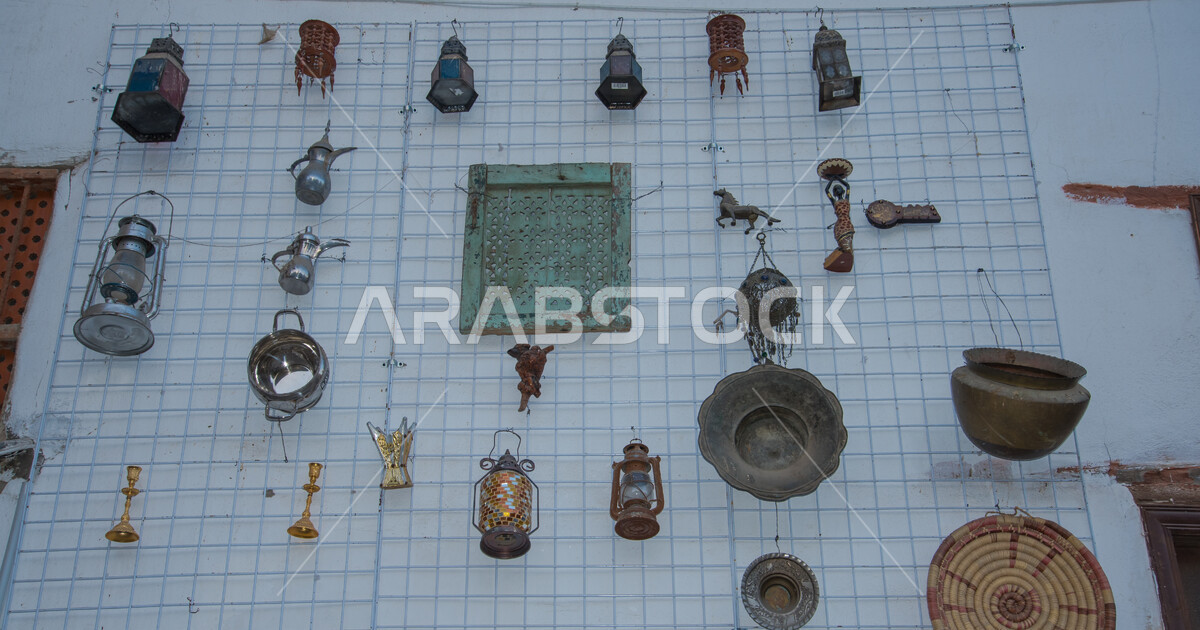 A shop selling antiques and antiquities in the historic Al-Balad ...