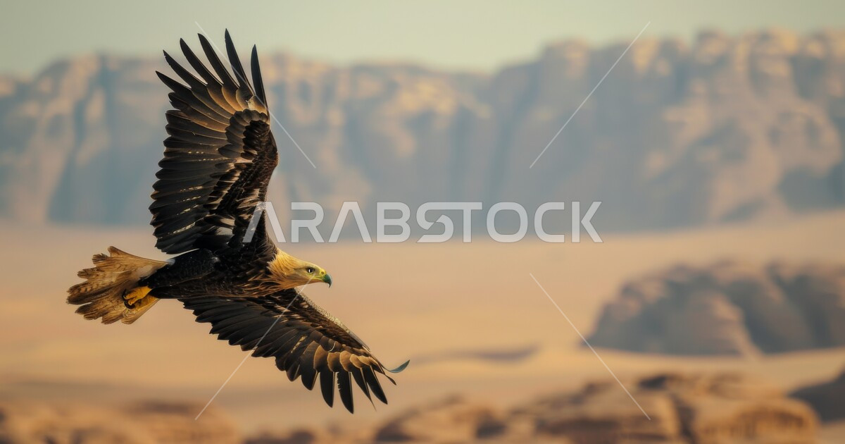 Eagle Soaring Over Desert - Photo #198844 - Stock Photos - Exclusive ...