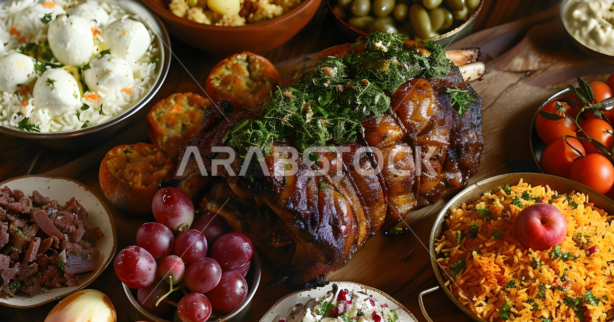 Oriental food recipes, a picture of a table full of different types and ...