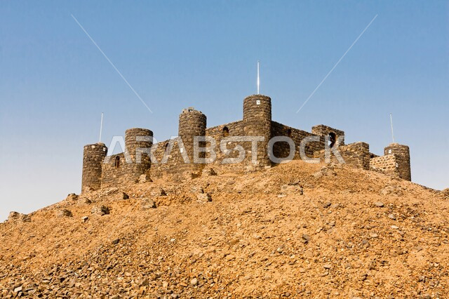 The ancient stone castle of Asfan, one of the last Ottoman forts in the ...