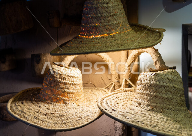 Traditional folk crafts and industries, using wicker palm fronds in ...
