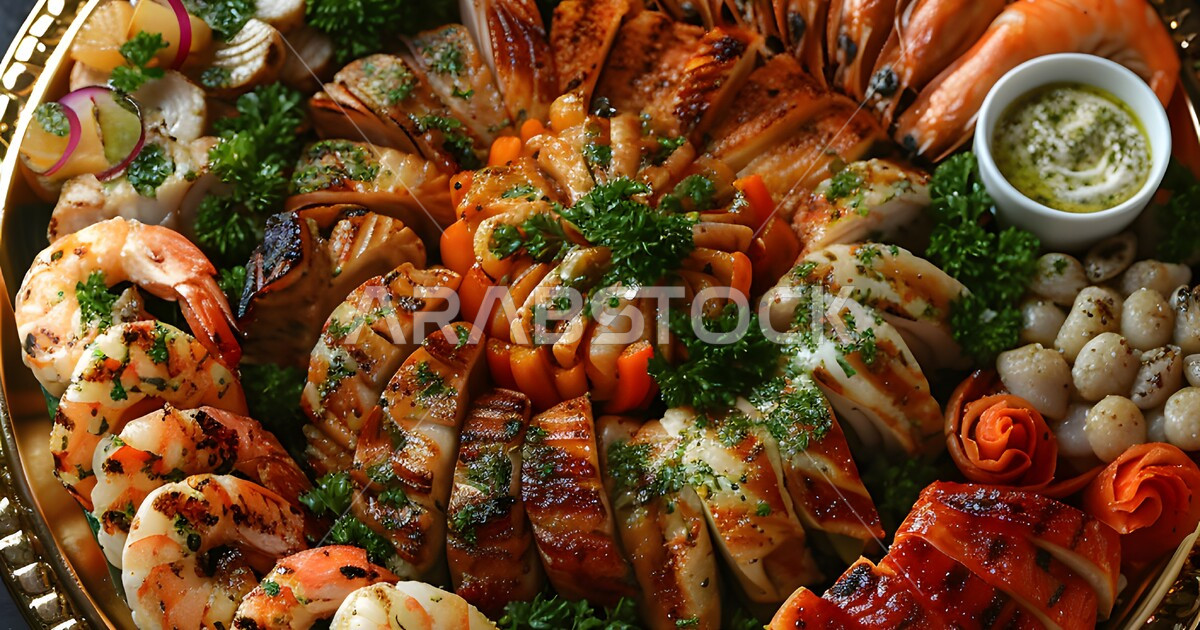 Healthy meals, Asian restaurants in Saudi Arabia, a plate full of ...