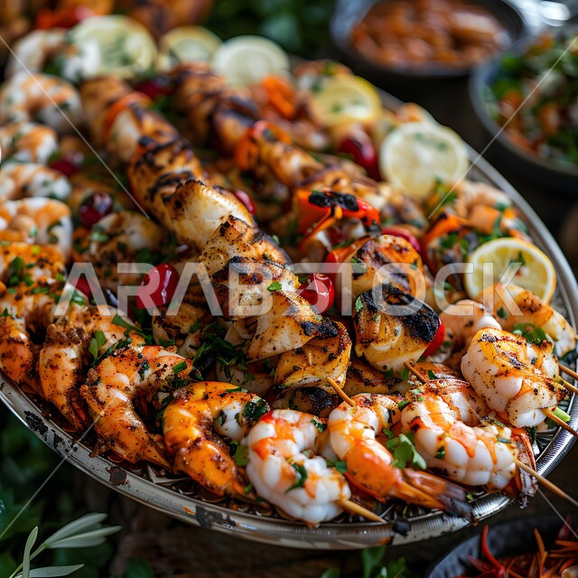 Healthy meals, Asian restaurants in Saudi Arabia, a plate full of ...