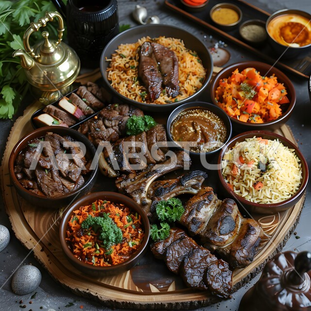 Delicious healthy recipes, the art of presenting delicious oriental ...