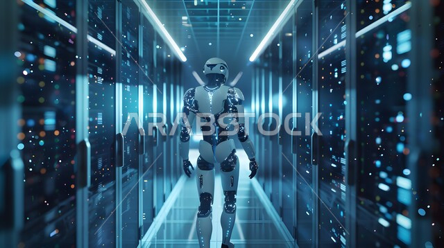 Replacing human labor force with robots, future technology of computing ...