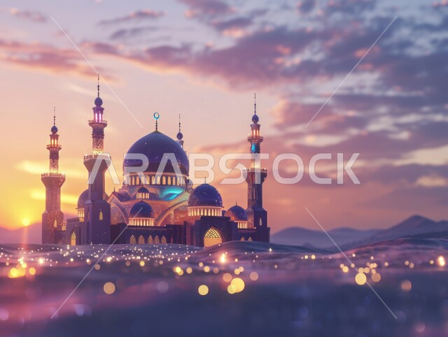 Islamic mosques wallpapers, distinctive Islamic mosque design, worship ...