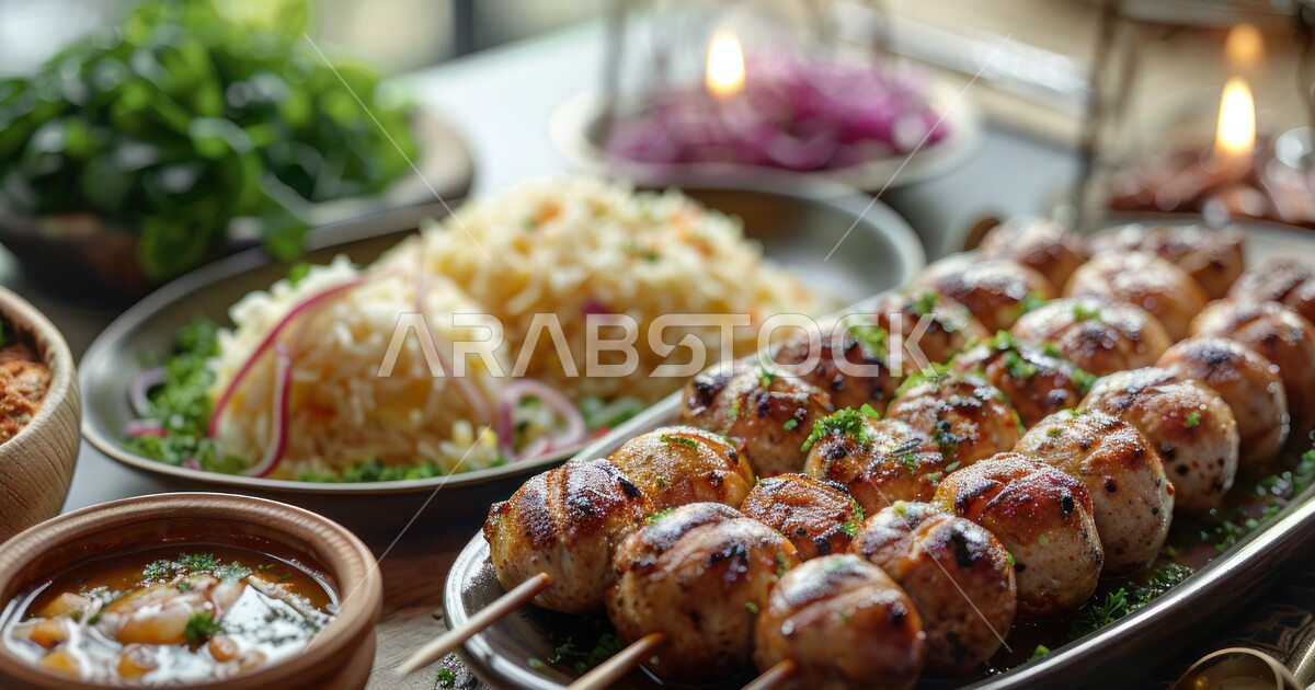 Types of Eastern Arab foods on the tables of the holy month of Ramadan ...