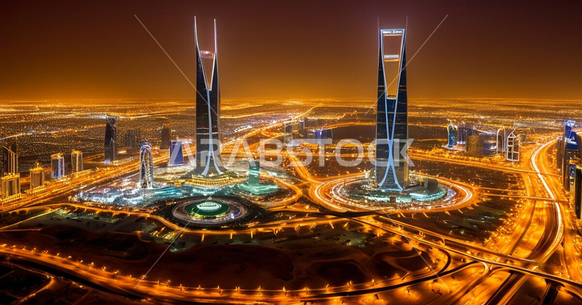 Saudi Vision 2030, architectural art of towers and skyscrapers ...