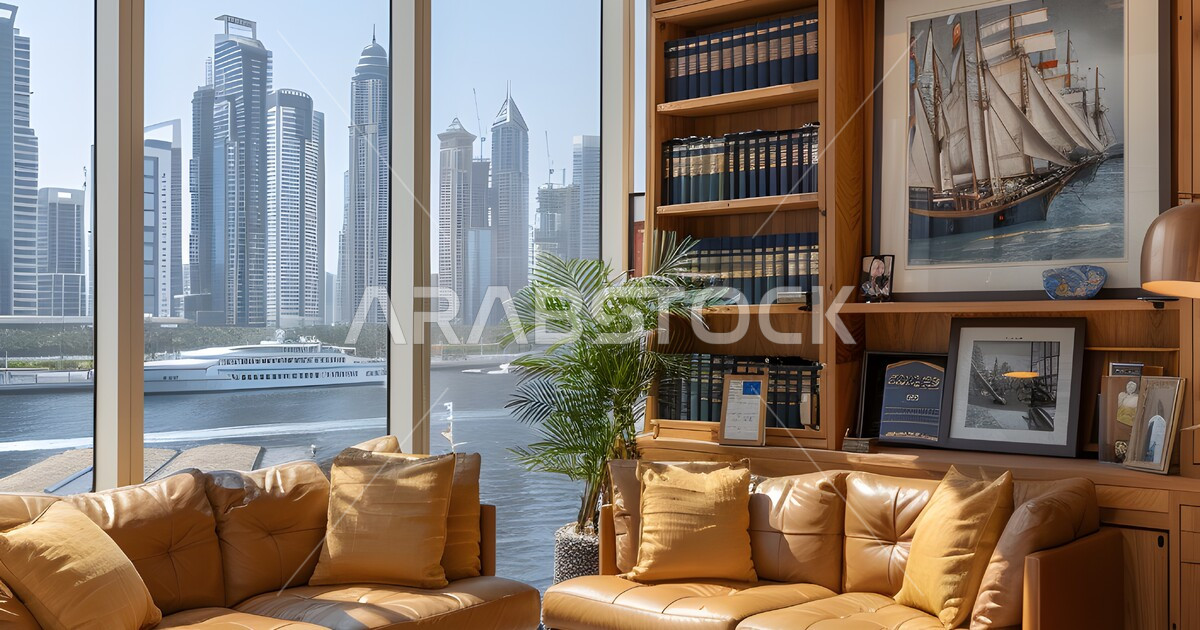 ديكور داخلي راقي للفلل والشقق السكنية في المملكة العربية السعودية، غرفة ...