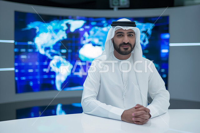Presenting Saudi and international news and updates, TV media ...