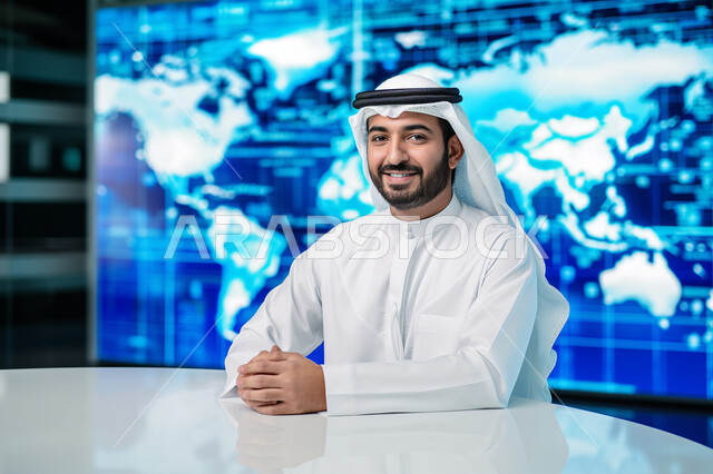 Presenting Saudi and international news and updates, TV media ...