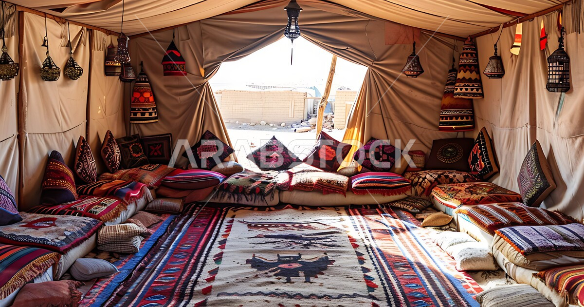 Youth camping and desert session, camping in natural areas in the ...