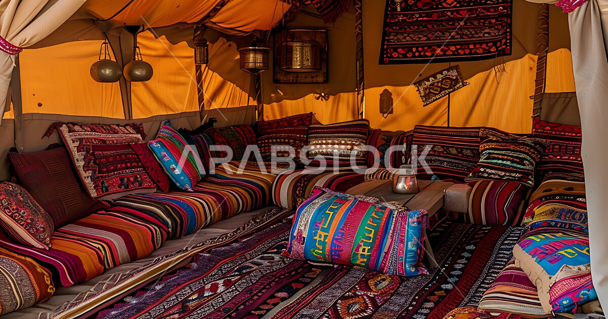 Traditional Arab gatherings, Kashta and youth desert session, camping ...