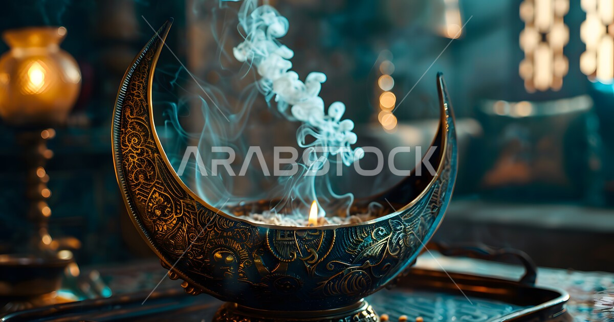 Saudi local national product, the view of the smoke spreading from ...