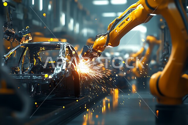 Relying on machine arms in repair and welding operations, using advanced robots in the ...