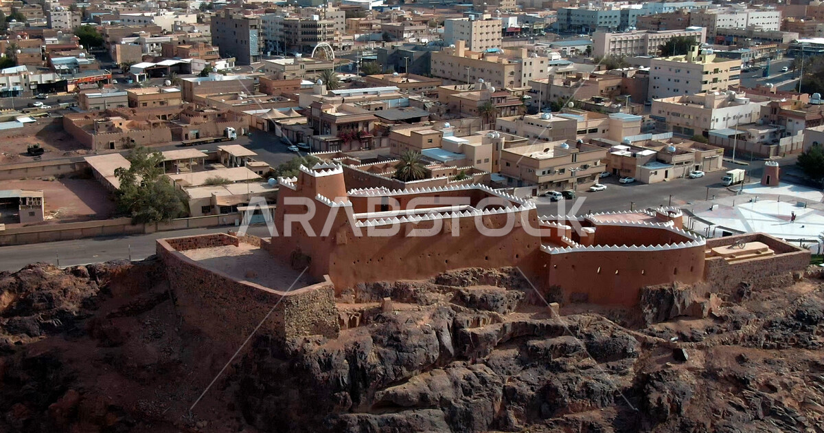 The famous historical and archaeological castle of Aaref, the building ...