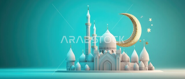 The advent of the month of goodness, three-dimensional illustrations of ...